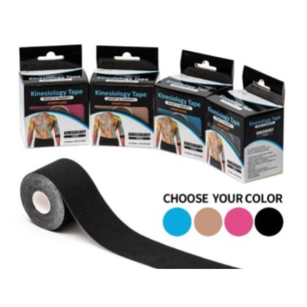 Fita Knesio Tape Bandagem adesiva funcional alivia a dor lesão atleta | Shopee Brasil