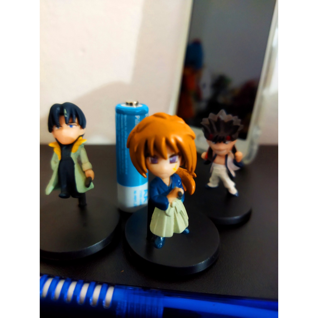 Gashapon Chibi Samurai x (Rurouni Kenshin) - 3 mini figuras set ...