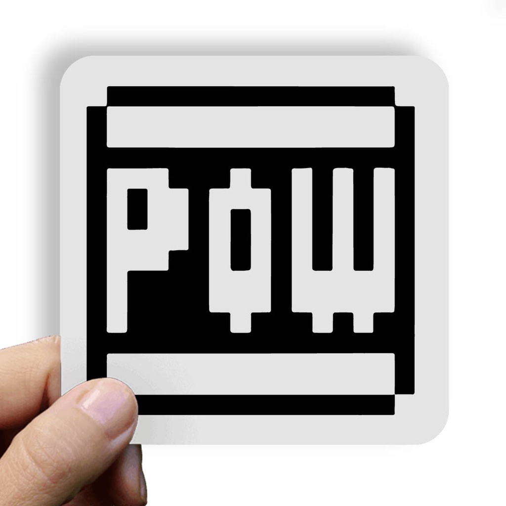 Adesivo - 7x7cm - Pow Pixels 8 Bits Games | Shopee Brasil