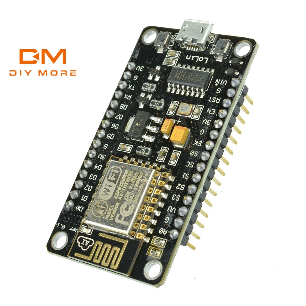 DIYMORE Nodemcu Lua Rede WiFi Ch340G V3 Esp8266 Módulo De Desenvolvimento De Internet Sem Fio ...