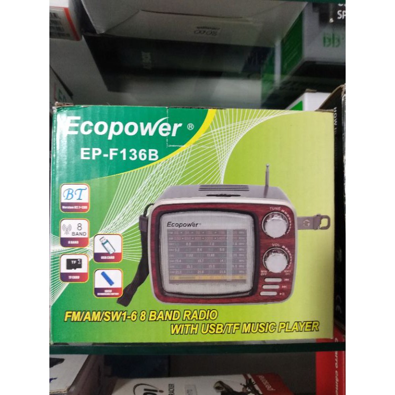 rádio ecopower EP f136b | Shopee Brasil