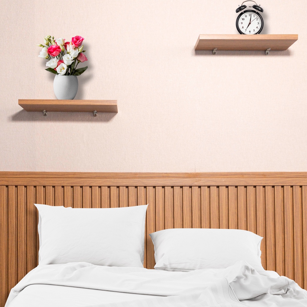 Kit de painel Ripado MDF 90cm de altura x 87cm de largura + kit ...