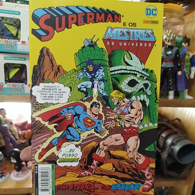 Superman e os Mestres do Universo He-man Crossover HQ DC panini ...