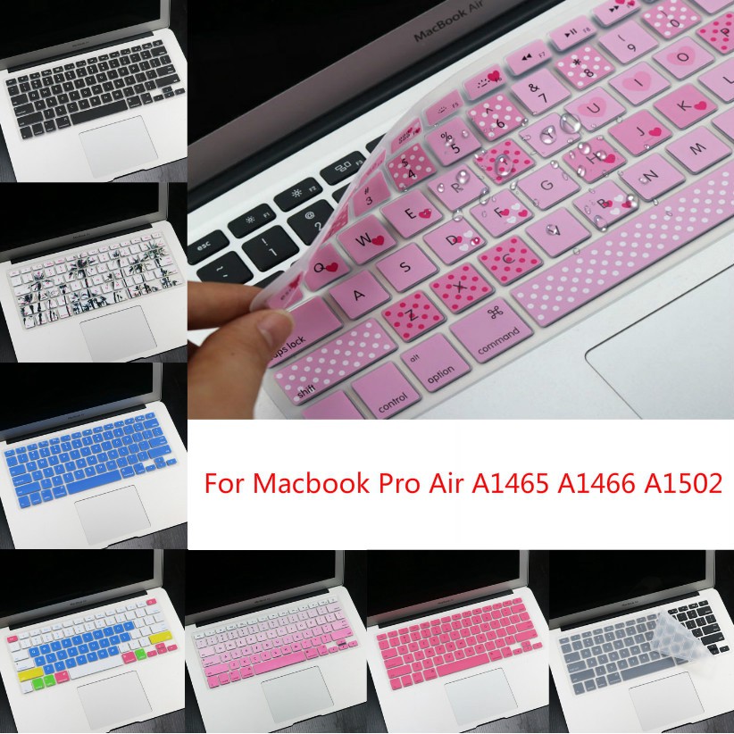 Capa Protetora De Teclado De Laptop De Silicone Ultra Fina Para Macbook Pro Air A1465 A1466 ...