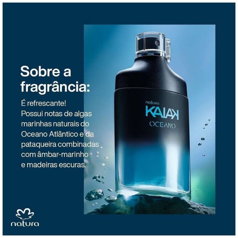 Perfume Masculino Kaiak Oceano Natura 100 ML- (Kaiak do Gabriel Medina ...