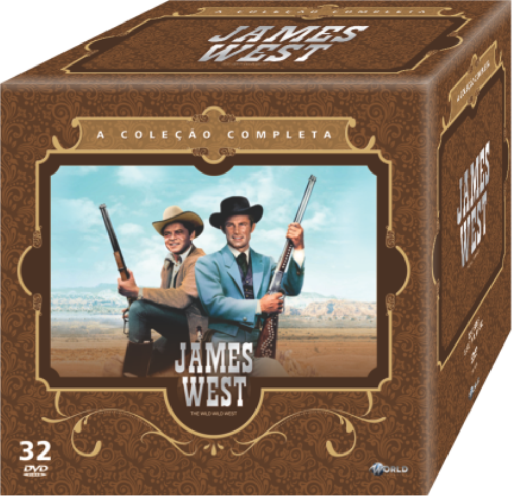 Box DVD James West - A Coleção Completa 32 Discos | Shopee Brasil