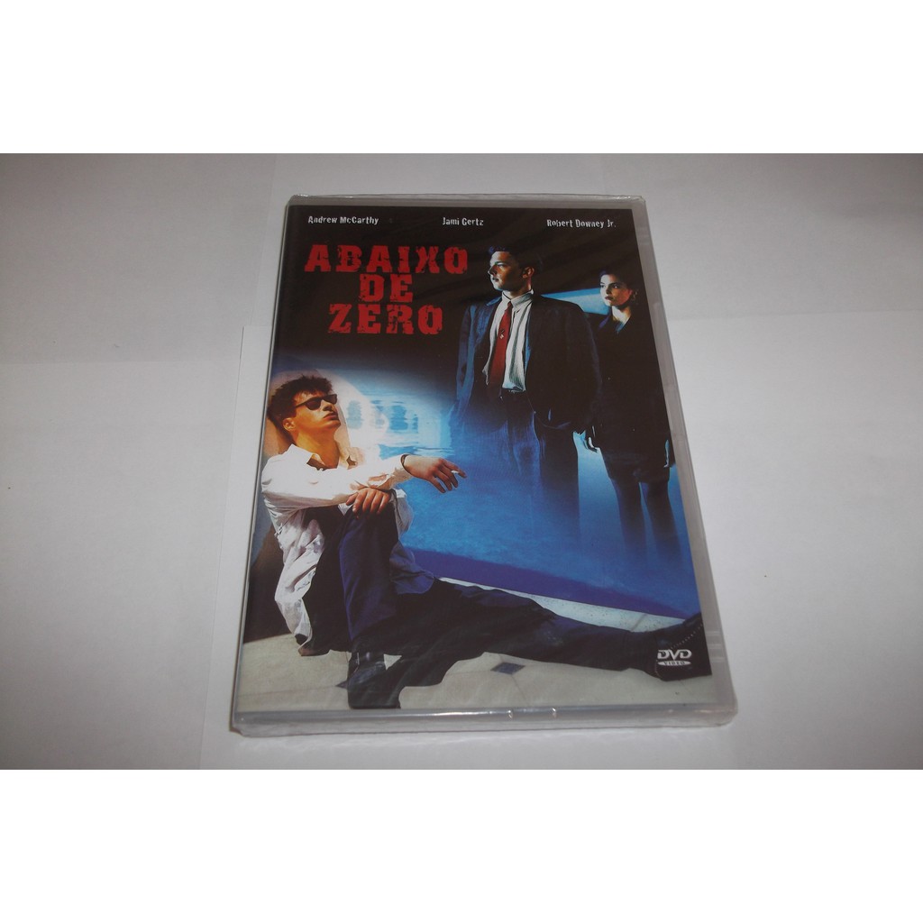 Dvd - Abaixo de Zero - 1987 - Robert Downey Jr. - Andrew McCarthy - Dublado - Lacrado | Shopee ...