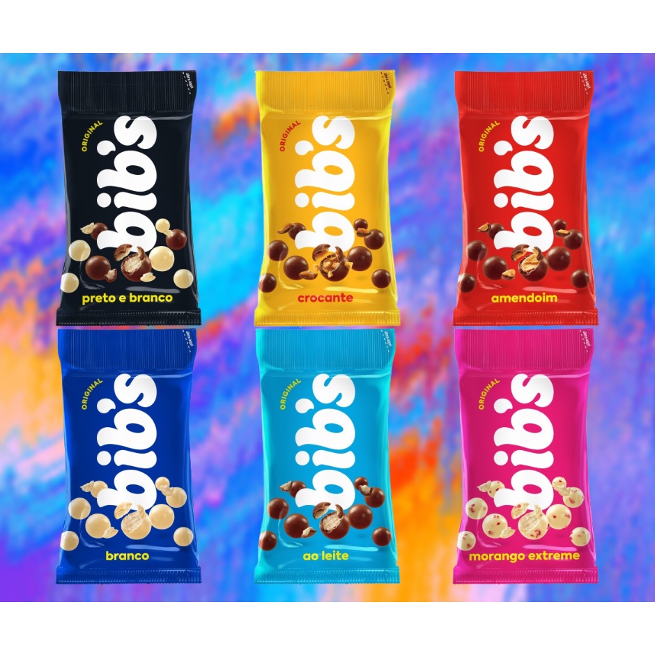 kit c/10 Chocolate Bib's - 40g cada Neugebauer- ESCOLHA O SABOR PREFERIDO | Shopee Brasil