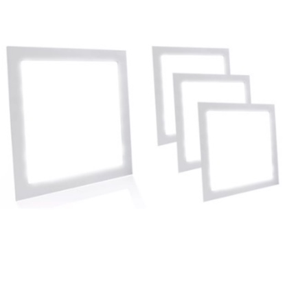 Kit 4 Plafon Embutir Quadrado Led 18w Painel Bivolt Luminária 22x22 Branco Frio Oferta | Shopee ...