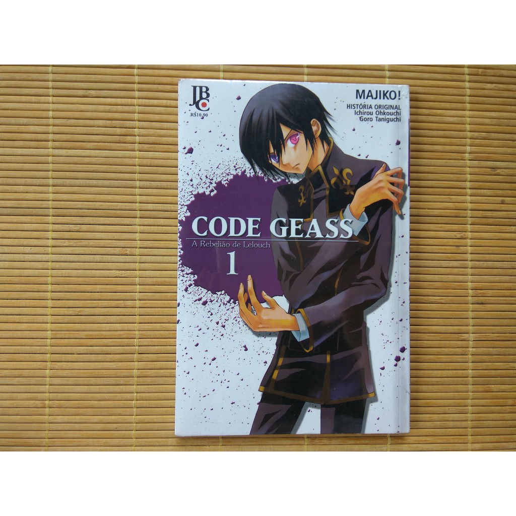 Mangá Code Geass - volume 1 (novo e lacrado) - Escorrega o Preço