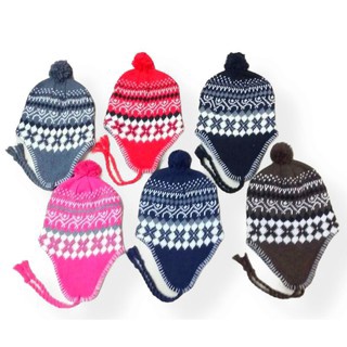 Touca Infantil /Touca Juvenil Peruana Infantil Gorro de Criança Pompom ...