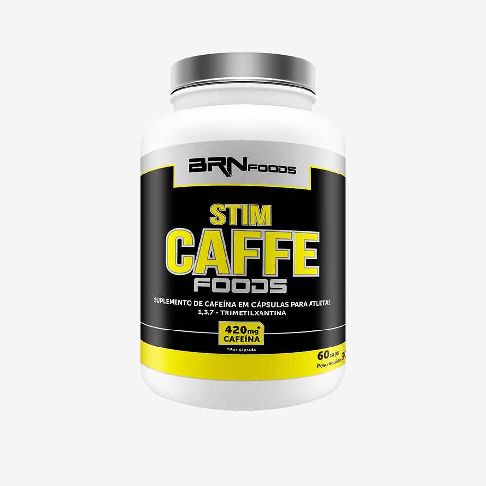 Termogênico Stim Caffe Foods 60 Cáps – BRNFOODS Suplemento a base de ...