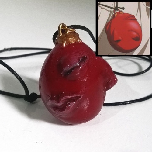 Colar Behelit 6cm Carmesim Berserk Griffith Beherit Decoração Geek ...