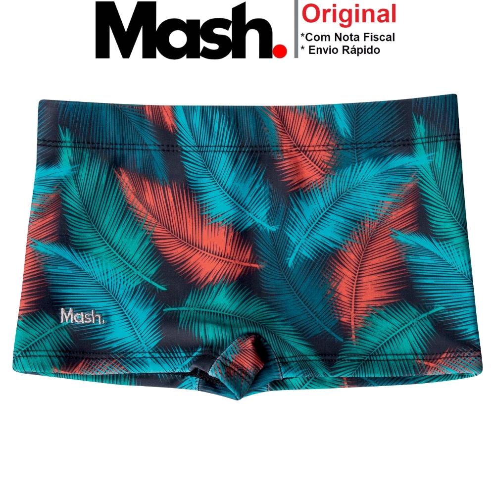 Sunga Mash Infantil Boxer Moda Praia Para o Verao Com Estampa de ...