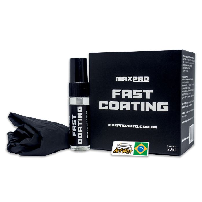 Maxpro Fast Coating - Vitrificador de Alto Rendimento 1 ano - 20ml | Shopee Brasil