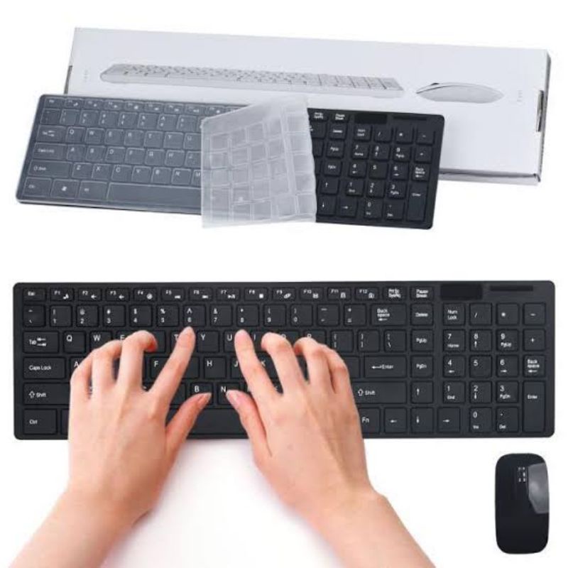Kit Teclado e Mouse Sem Fio 2.4G | Shopee Brasil