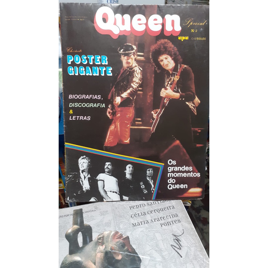 REVISTA /POSTER GIGANTE - QUEEN - OS GRANDE MOMENTOS DO QUEEN- 84 X 56 ...