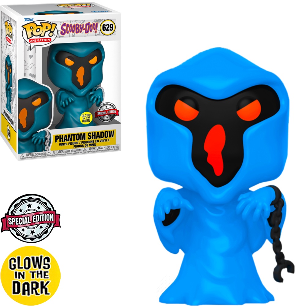 FUNKO POP SCOOBY-DOO EXCLUSIVE - PHANTOM SHADOW 629 | Shopee Brasil