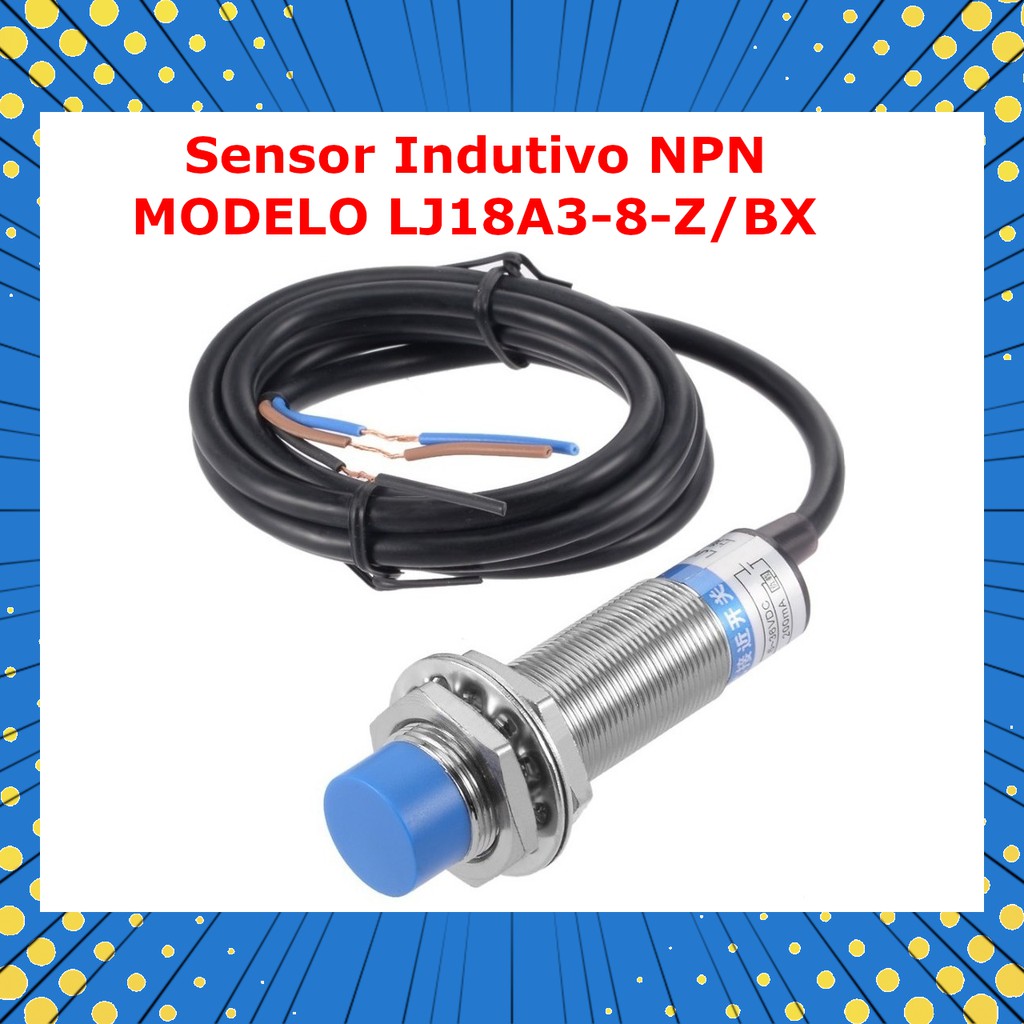 Sensor Indutivo Npn Lj18a3-8-z/bx 8mm 6-36v Dc - Idela apra PLC / CLP | Shopee Brasil
