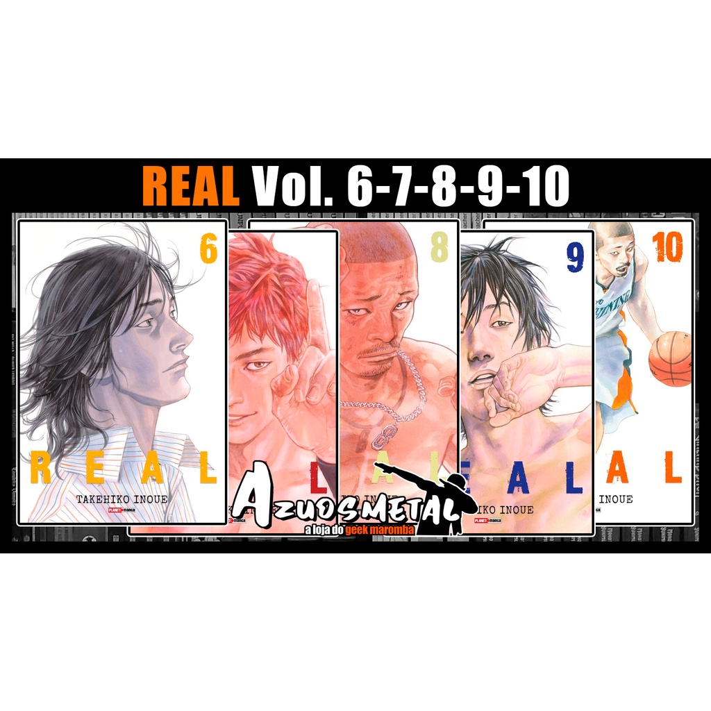 Kit Real - Vol. 6-10 [Mangá: Panini] | Shopee Brasil