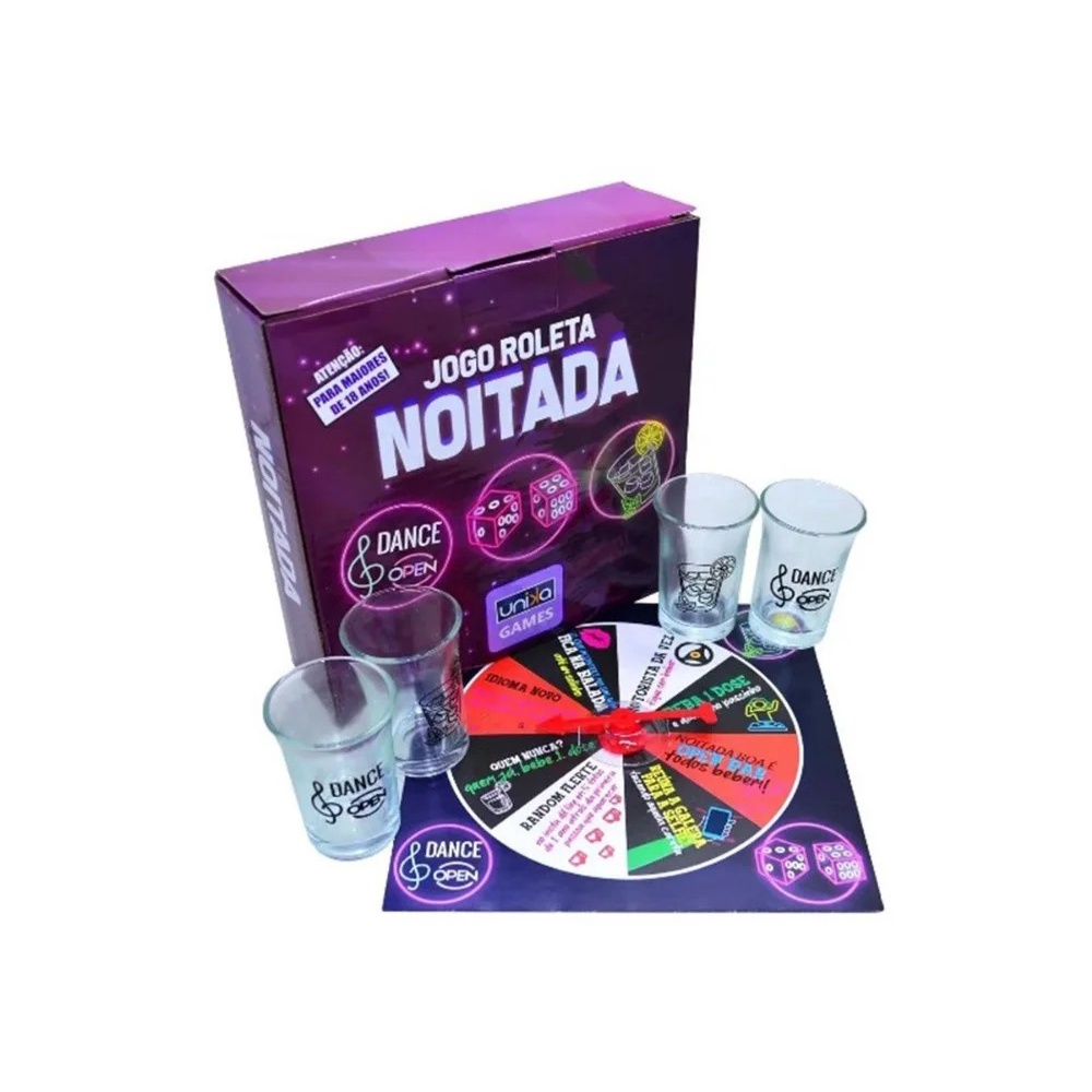 Jogo Shot +18 Roleta Noitada Dance Open | Shopee Brasil