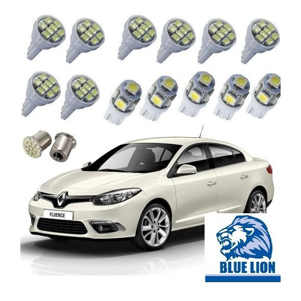 Kit Renault Fluence Led Lampada Super Branca Envio Imediato | Shopee Brasil