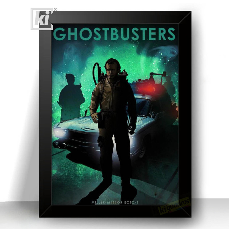 Quadro Poster Car Legends Ghostbuster com moldura 44x32cm | Shopee Brasil