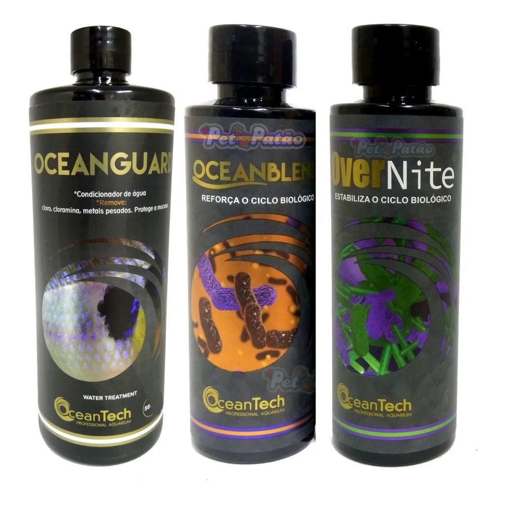 KIT OCEAN GUARD 250ML + OCEAN BLEND 250ML + OVER NITE 250ML - OCEAN ...