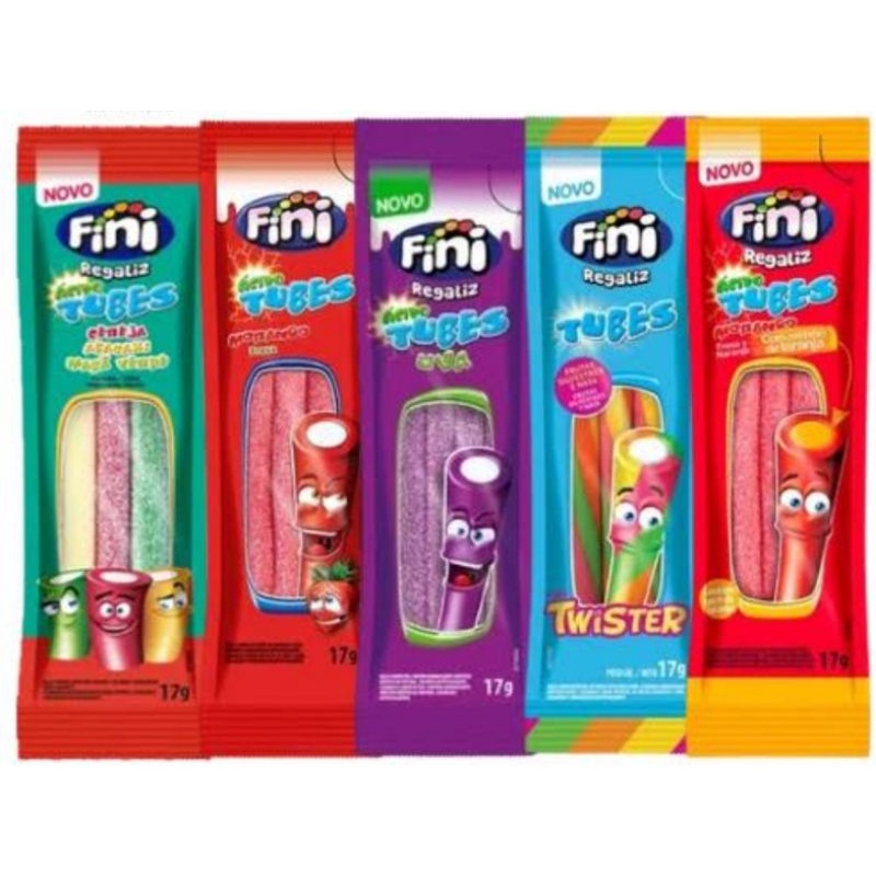 Bala Fini Regaliz Tubes 15g, Fini Tubes Regaliz - Todos os Sabores ...