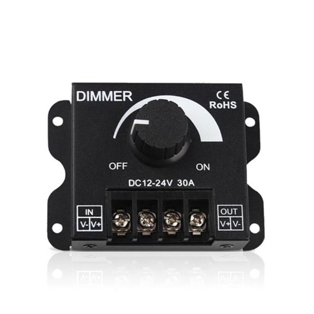 dimme para led ajustável brilho lâmpada tira driver única cor luz fonte ...