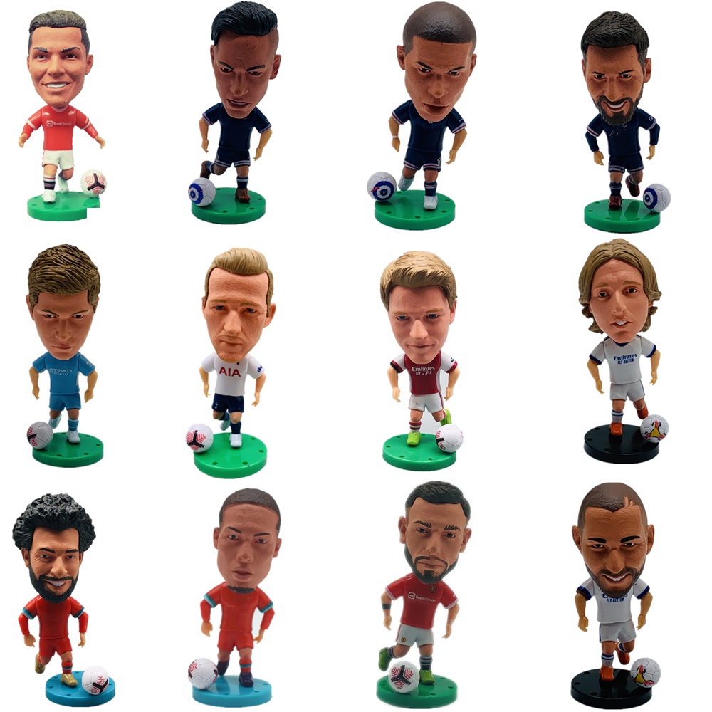 Bonecos De Estrela De Futebol Soccerwe Messi Bellingham Vini JR Salah ...