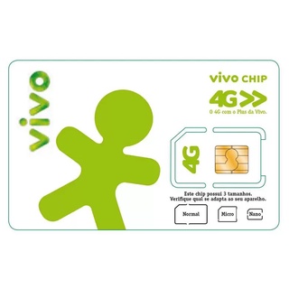 Chip celuraes Tim/ vivo/ Claro 128kb Aac006 Triple 4G/5G ddd para ...