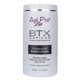 Redutor de Volume BTX Agi Pro Liss - Botox Capilar 900g | Shopee Brasil