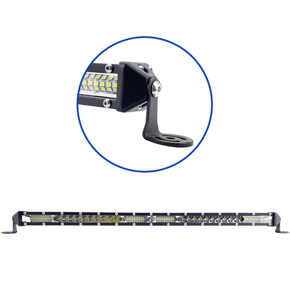 Led Barra Off Road 168w 16800lm Farol Milha 54cm 20 Pol 7D | Shopee Brasil