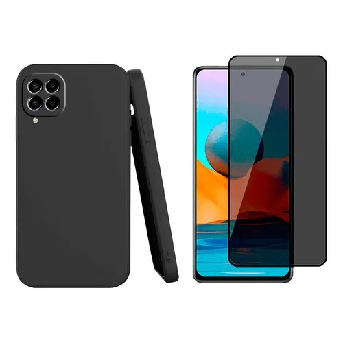 Capa Capinha Case Aveludada Samsung Galaxy M53 + Pelicula Privacidade | Shopee Brasil