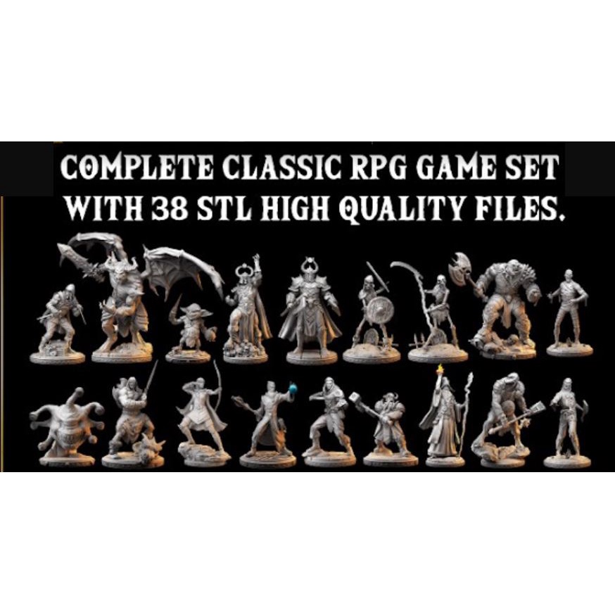 Miniatura para RPG - Personagens Clássicos RPG | Shopee Brasil