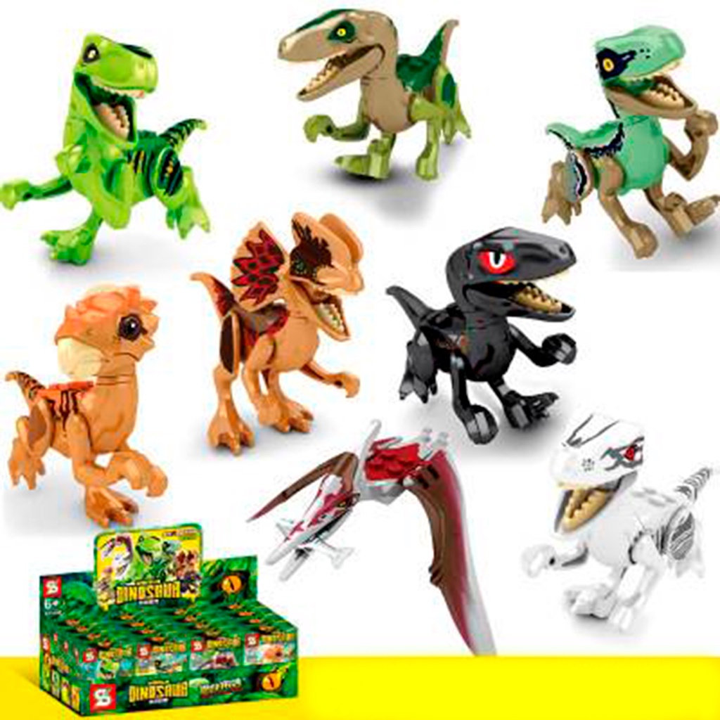 World Dinosaur Bloco De Montar Dinossauro - Dinosaurs Coming | Shopee ...