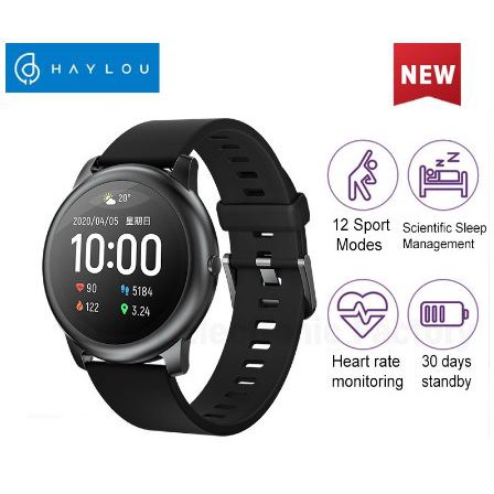SmartWatch Xiaomi Haylou Solar Ls-05 Original!! | Shopee Brasil