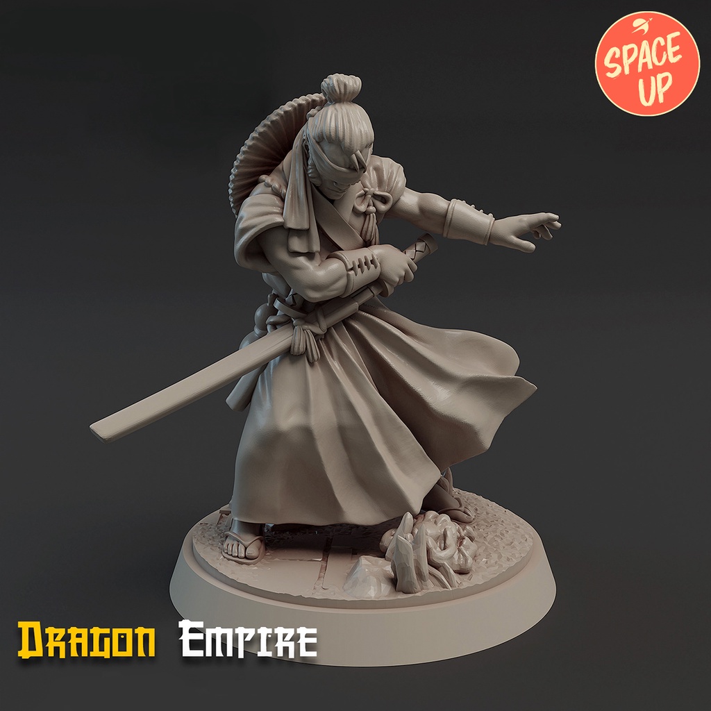 Miniaturas RPG Guerreiros Samurais e Criaturas Místicas Coleção ...