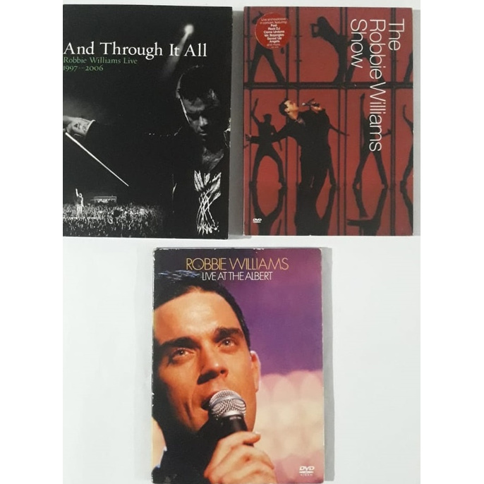Coleção Dvd Digipack Importado - Robbie Williams - 4 discos | Shopee Brasil