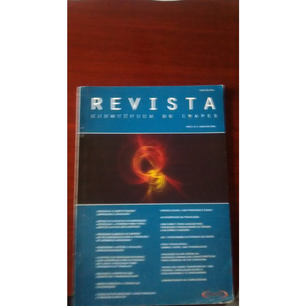 Revista Cientifica do Imapes Ano 3 Nº 3 | Shopee Brasil