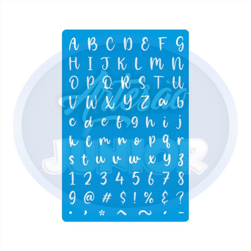 Stencil de Letras UNIDADE (Estencil Alfabeto e Numerais) | Shopee Brasil