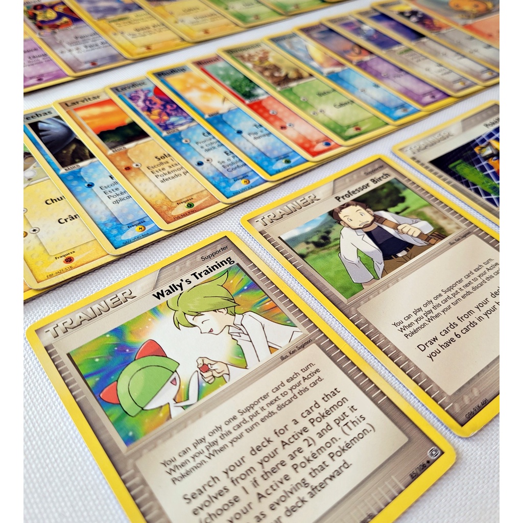 Lote de Cartas Antigas Pokemon Tcg Ex Emerald Original Cards | Shopee ...