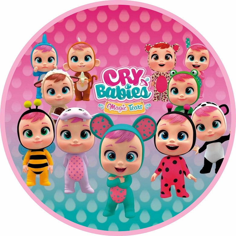 Painel Redondo em Lona Decoração Tema Cry Barbies | Shopee Brasil