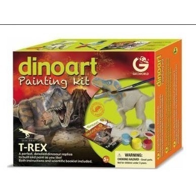 Kit Para Pintura T-rex - Geoworld - Dino Art | Shopee Brasil