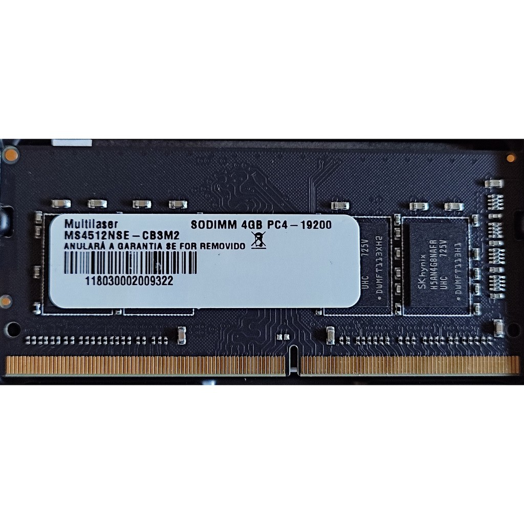 Memoria RAM 4GB DDR4 para notebook | Shopee Brasil