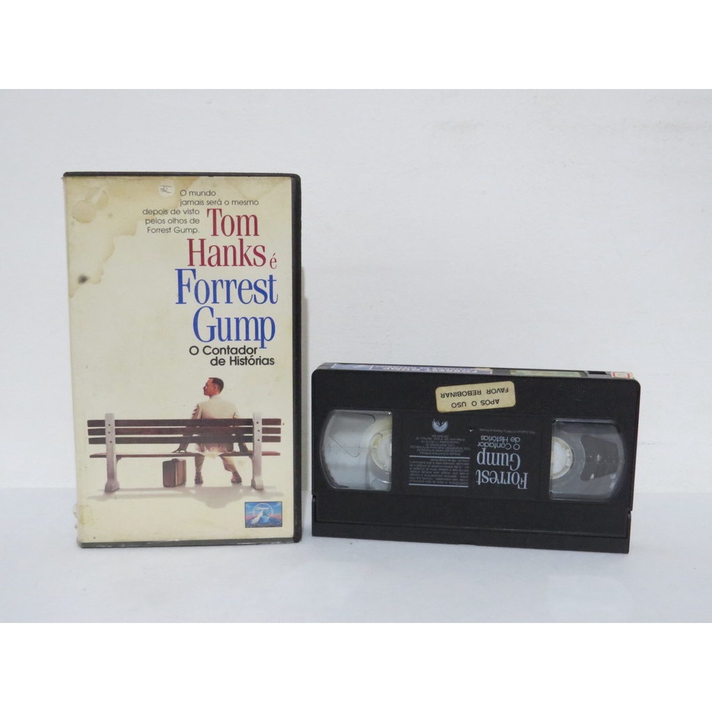 FITA VHS FOREST GUMP O CONTADOR DE HISTÓRIAS - TOM HANKS | Shopee Brasil