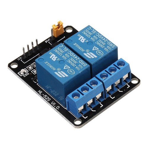 Módulo Rele 2 Canais 5v - Relé P/ Robótica, Arduinou | Shopee Brasil