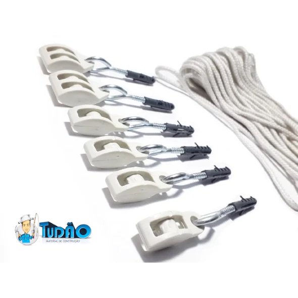 Kit Varal Teto Acessorio Completo Polibel | Shopee Brasil