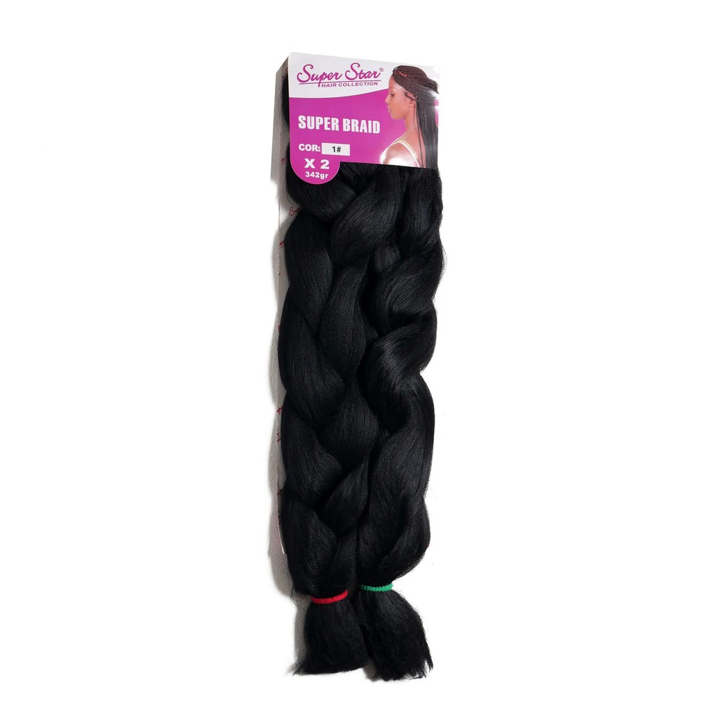 Cabelo Jumbo Super Braid X2 Super Star | Shopee Brasil